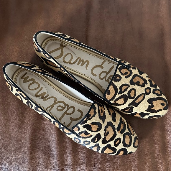 Sam Edelman | Shoes | Sam Edelman Leopard Print Calf Hair Flats | Poshmark